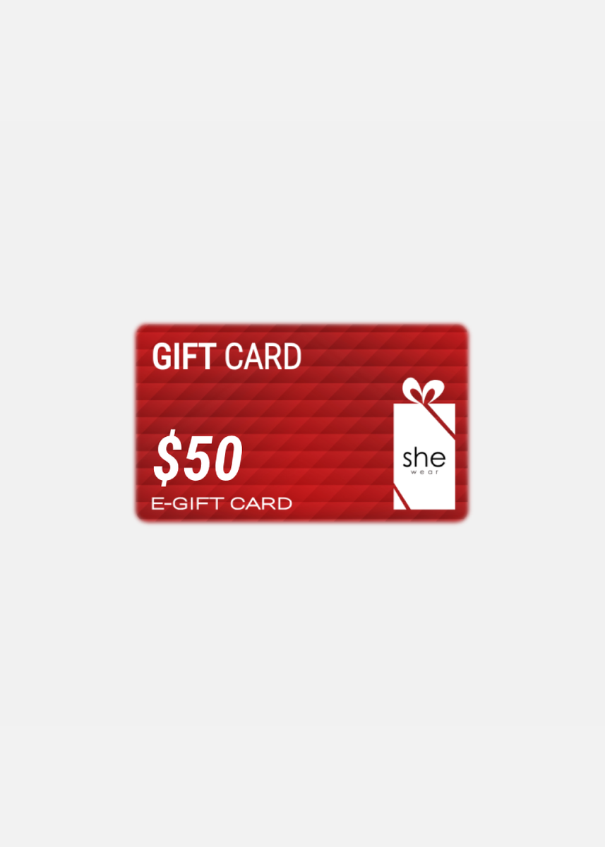 she wear Gift Card