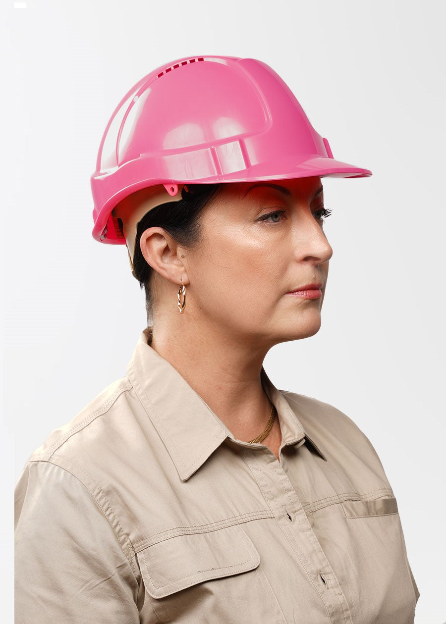 Hammer Head vented hard hat – she wear