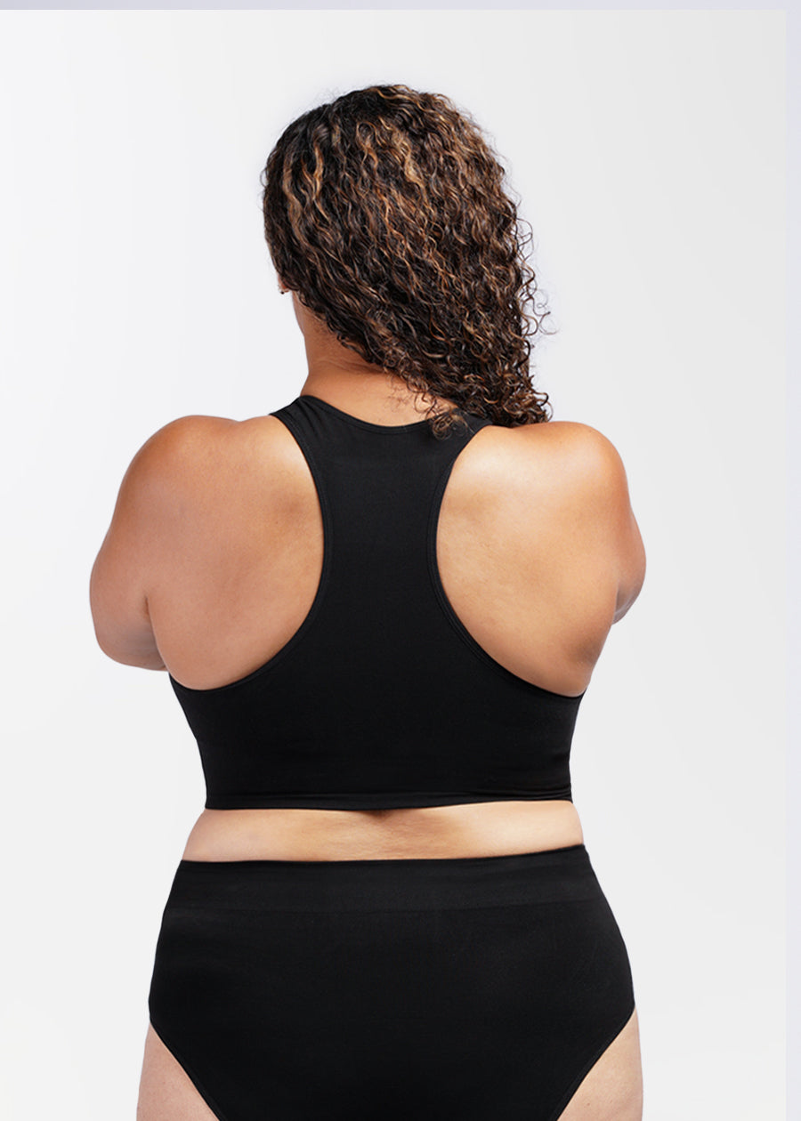 Organic bamboo crop bra – she wear